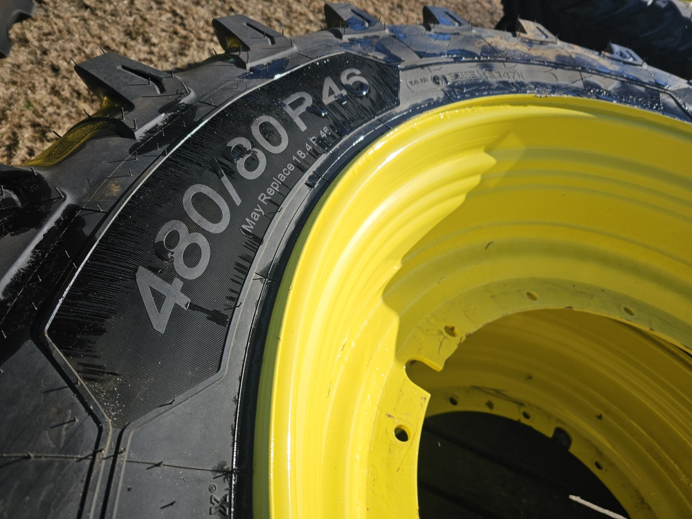 MICHELIN AGRIBIB 2 480/80R46 TIRES W/ RIMS | DeMott Auction