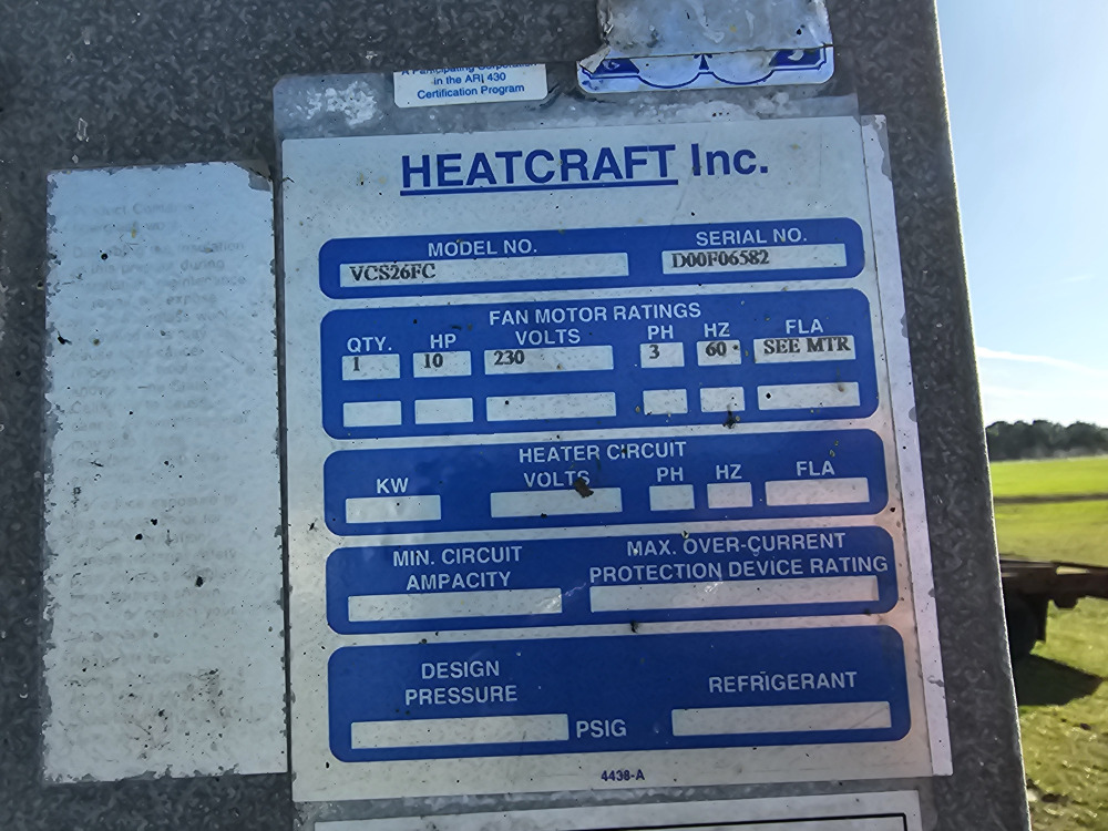 #960 - Heatcraft YCS2BFC Air Handler | DeMott Auction
