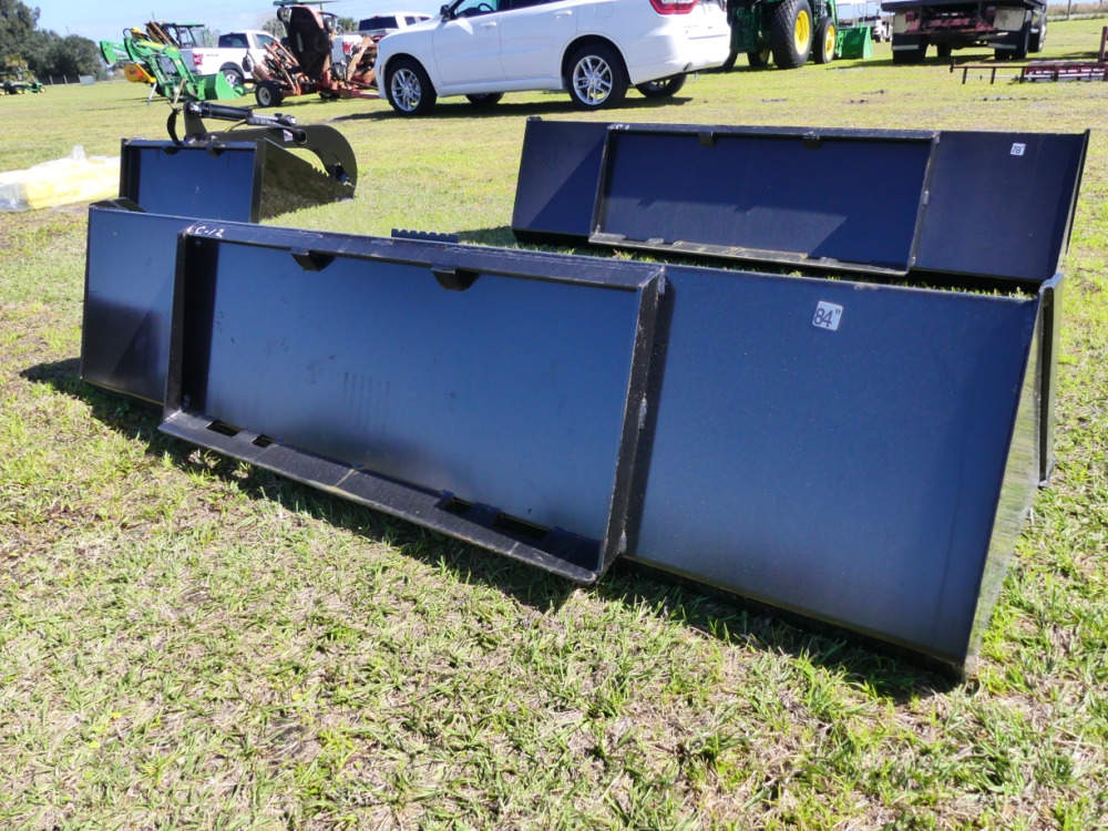 #588 - 84" Quick Attach Bucket | DeMott Auction