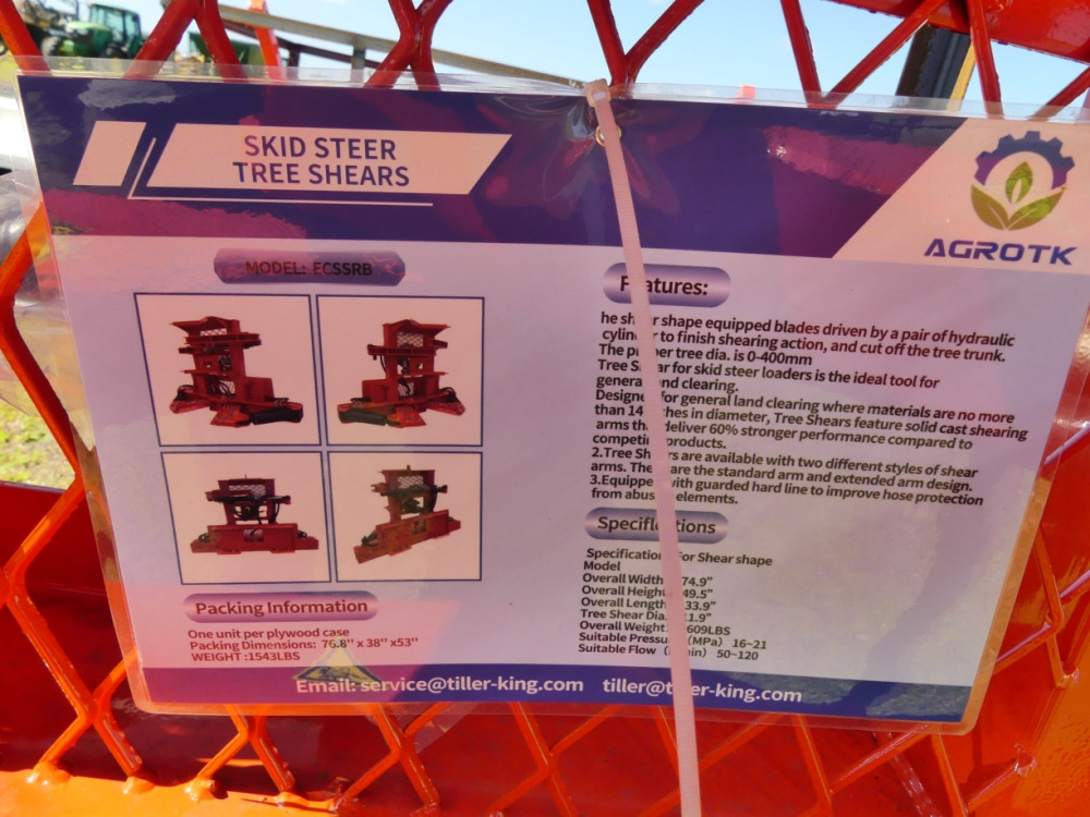 #634 - Topcat ECSSR13 Quick Attach Tree Shear | DeMott Auction
