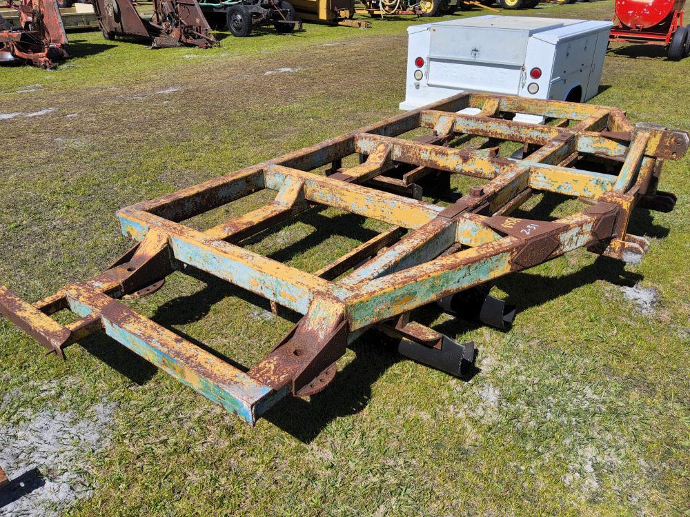 #845A - 3pt Plow Frame | DeMott Auction