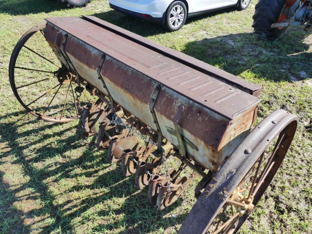 #452 - Antique Grain Drill | DeMott Auction