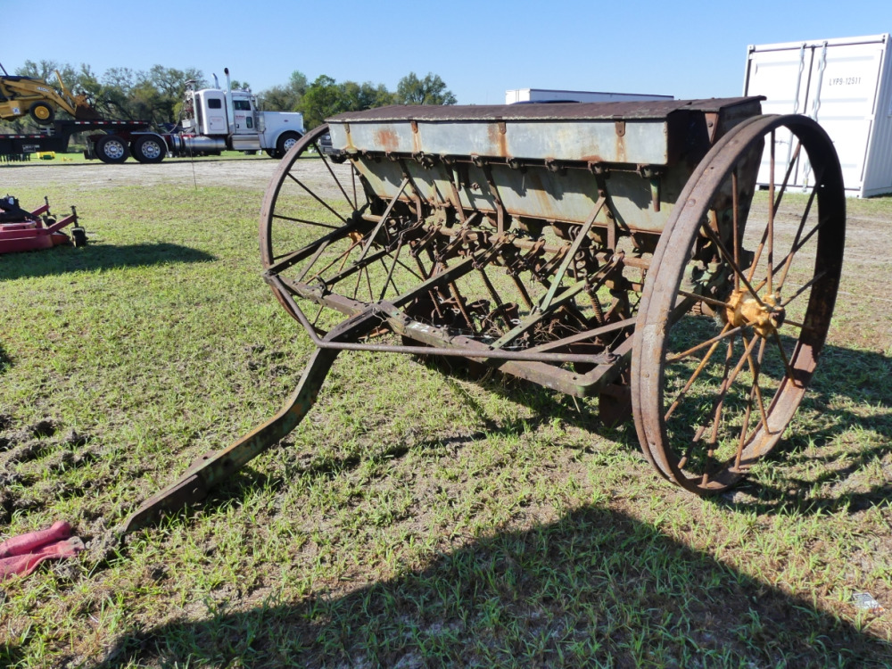 #452 - Antique Grain Drill | DeMott Auction