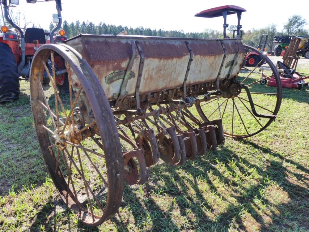 #452 - Antique Grain Drill | DeMott Auction