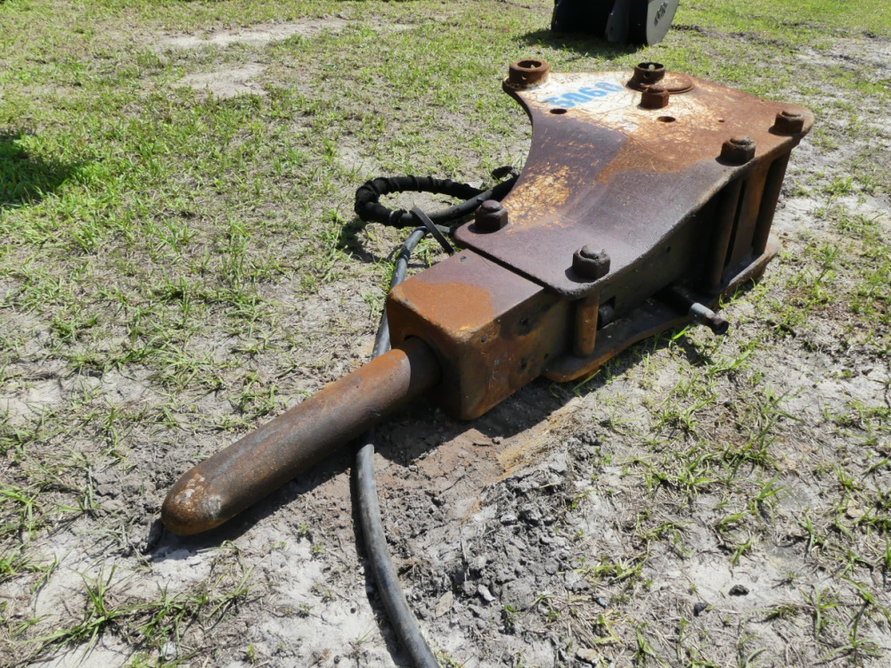 #767 - Hydraulic Breaker Attachment for Backhoe | DeMott Auction