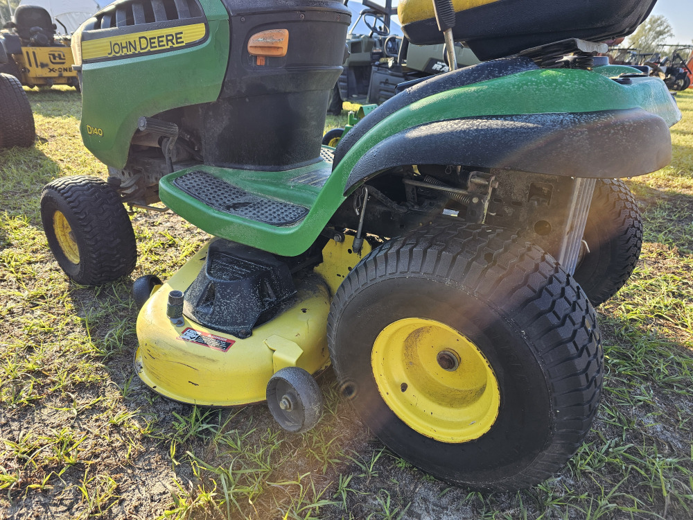 #409B - John Deere D140 Mower w/ 48" Deck | DeMott Auction