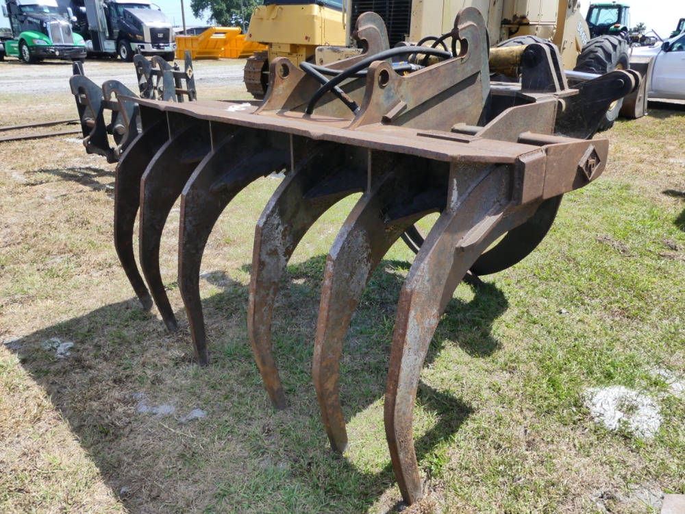 #991 - Pemberton Rake Grapple Attachment for Loader | DeMott Auction