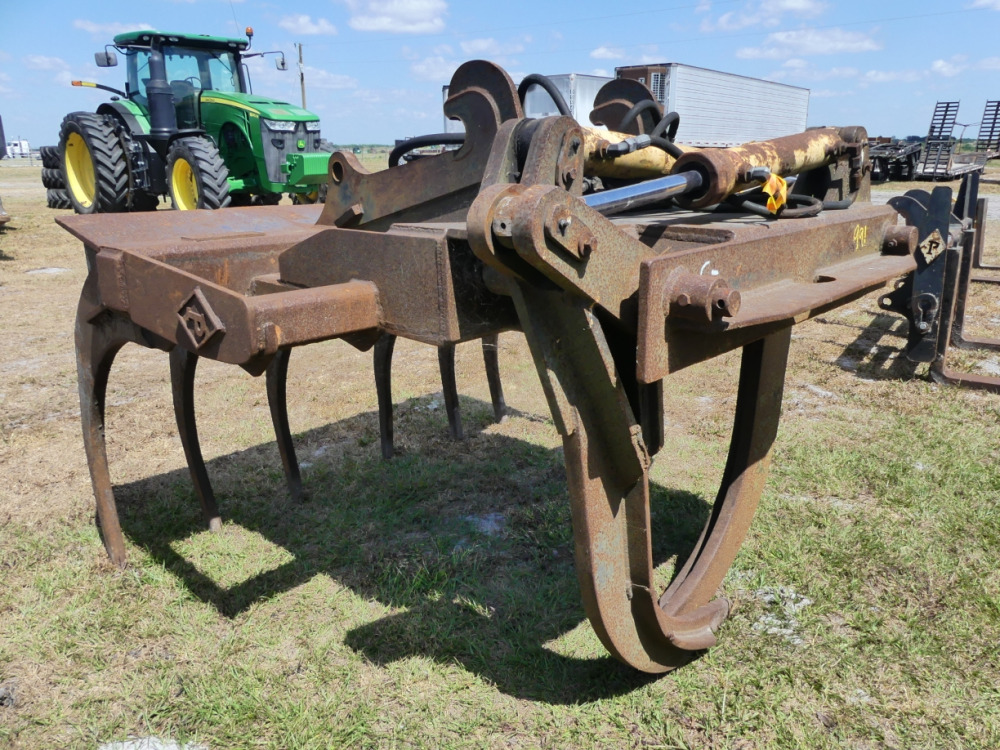 #991 - Pemberton Rake Grapple Attachment for Loader | DeMott Auction