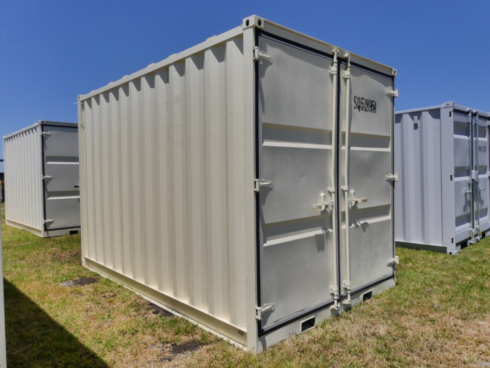 #552 - 12' Container w/Side Door and Window | DeMott Auction