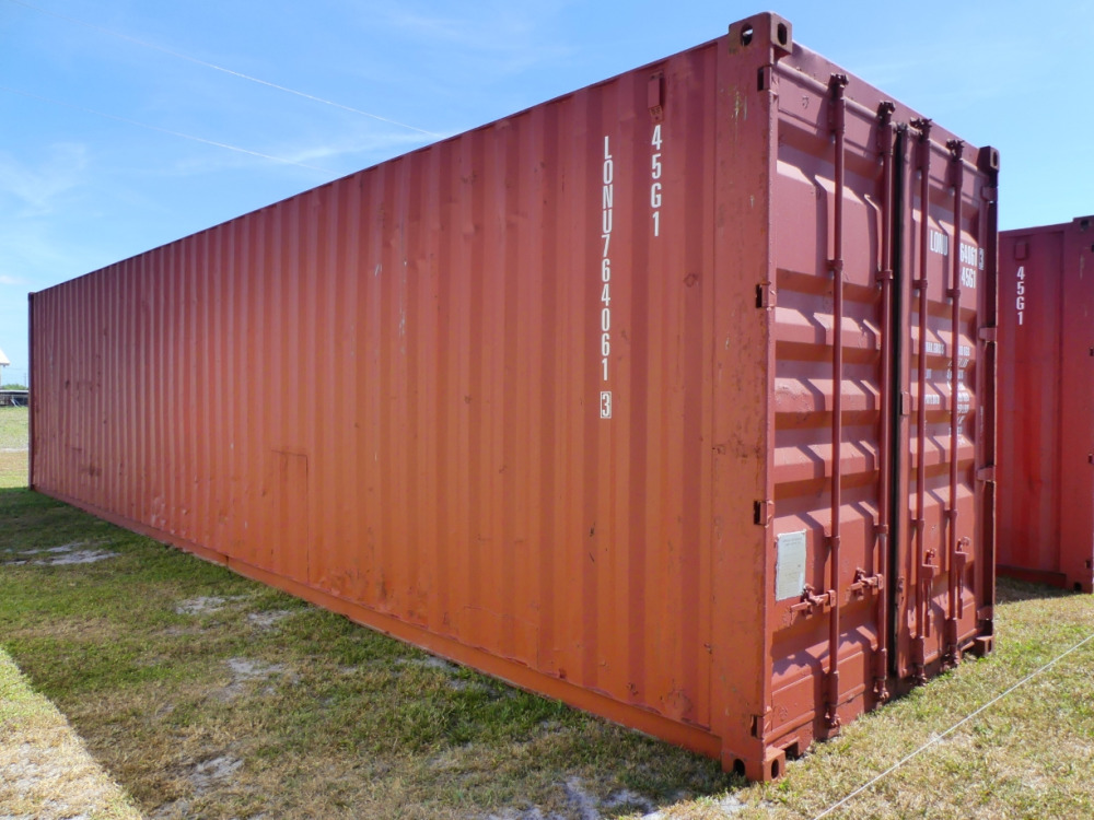 #833 - 40' High Cube Container | DeMott Auction