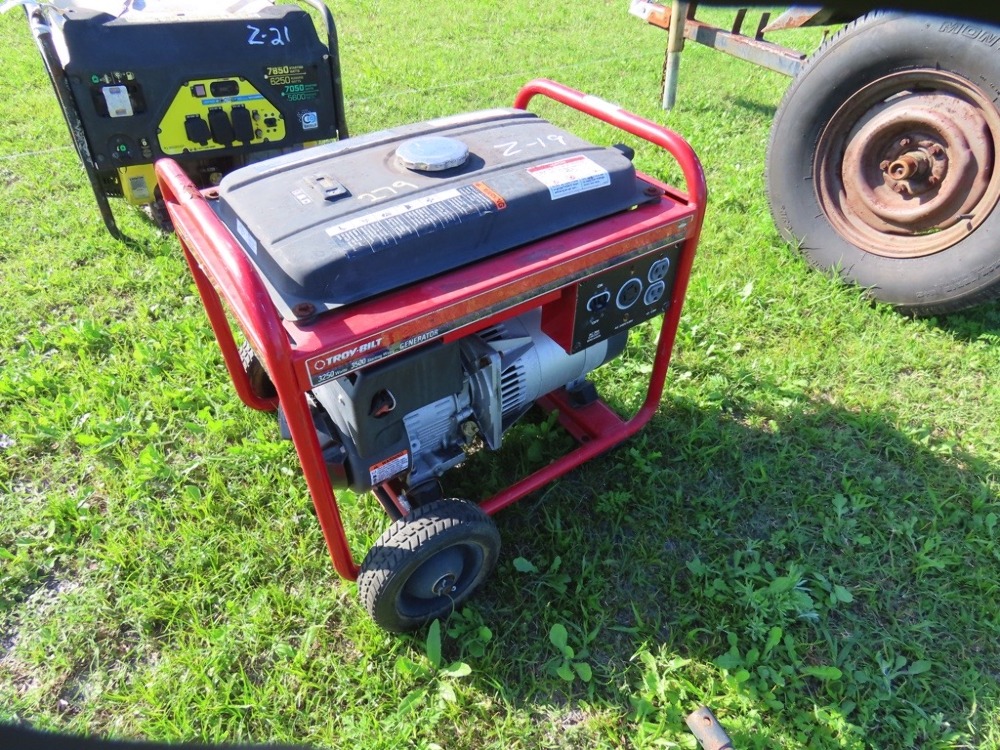 #279 - Troy Bilt 3500 Generator Set | DeMott Auction
