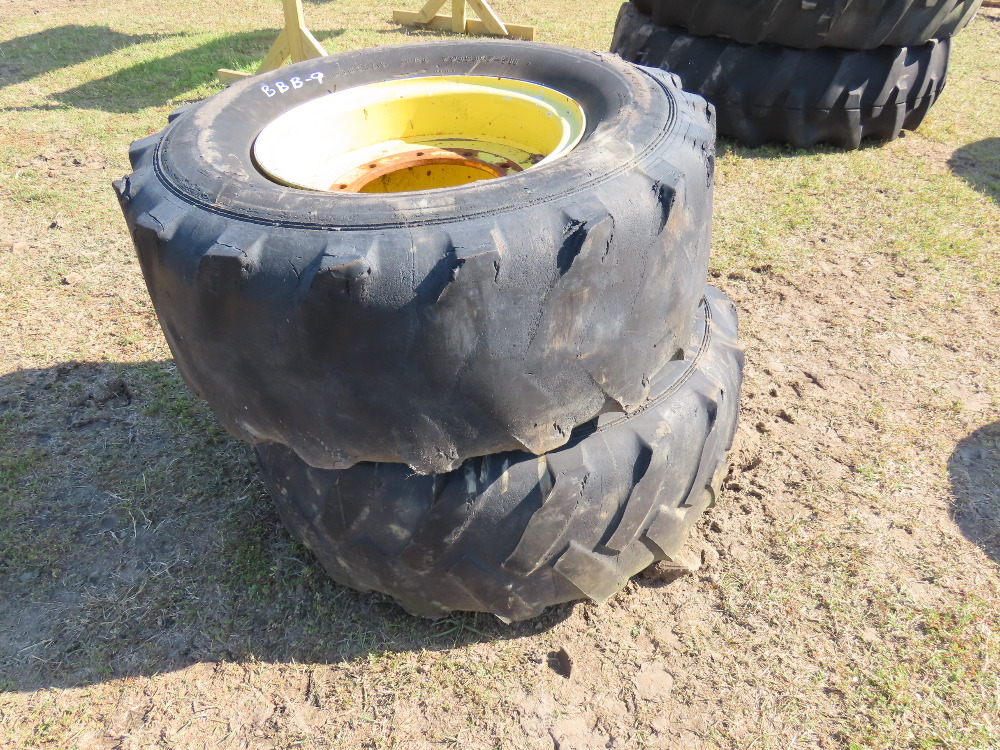#316 - (2) Forestry Tires & Rims | DeMott Auction
