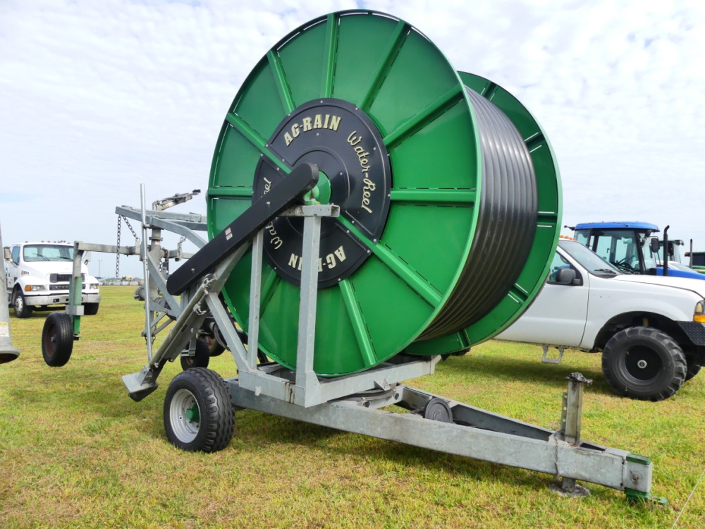 #929 - Rain Reel P.t. Hard Hose Water Reel | DeMott Auction