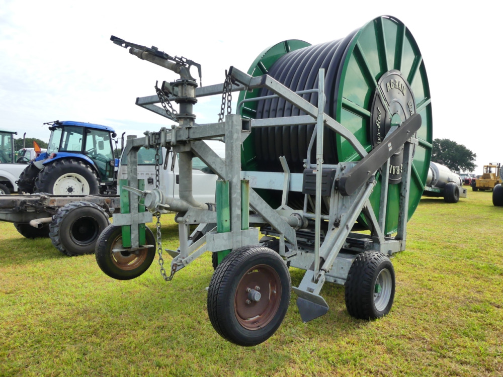 #929 - Rain Reel P.t. Hard Hose Water Reel | DeMott Auction