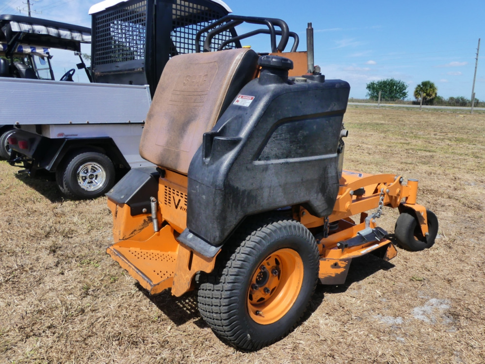 #453A - Scag V Ride II Stand on Mower | DeMott Auction