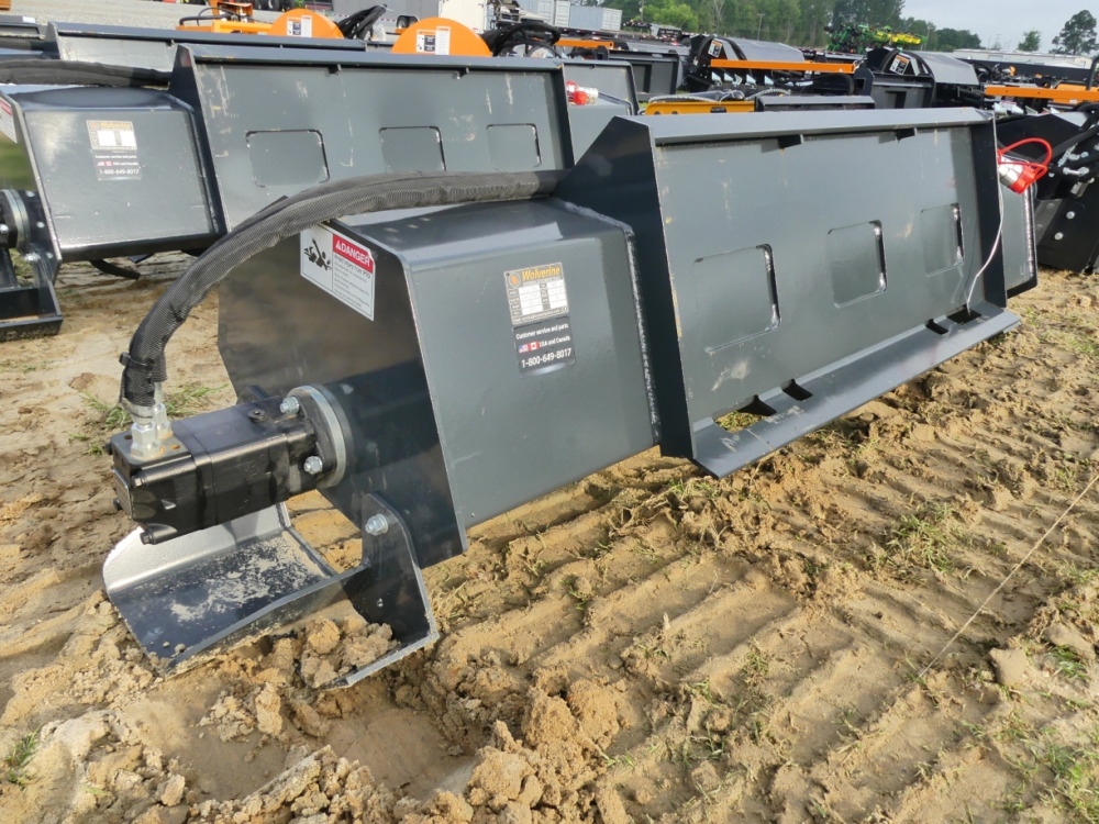 #435 - Wolverine Quick Attach 72" Tiller | DeMott Auction