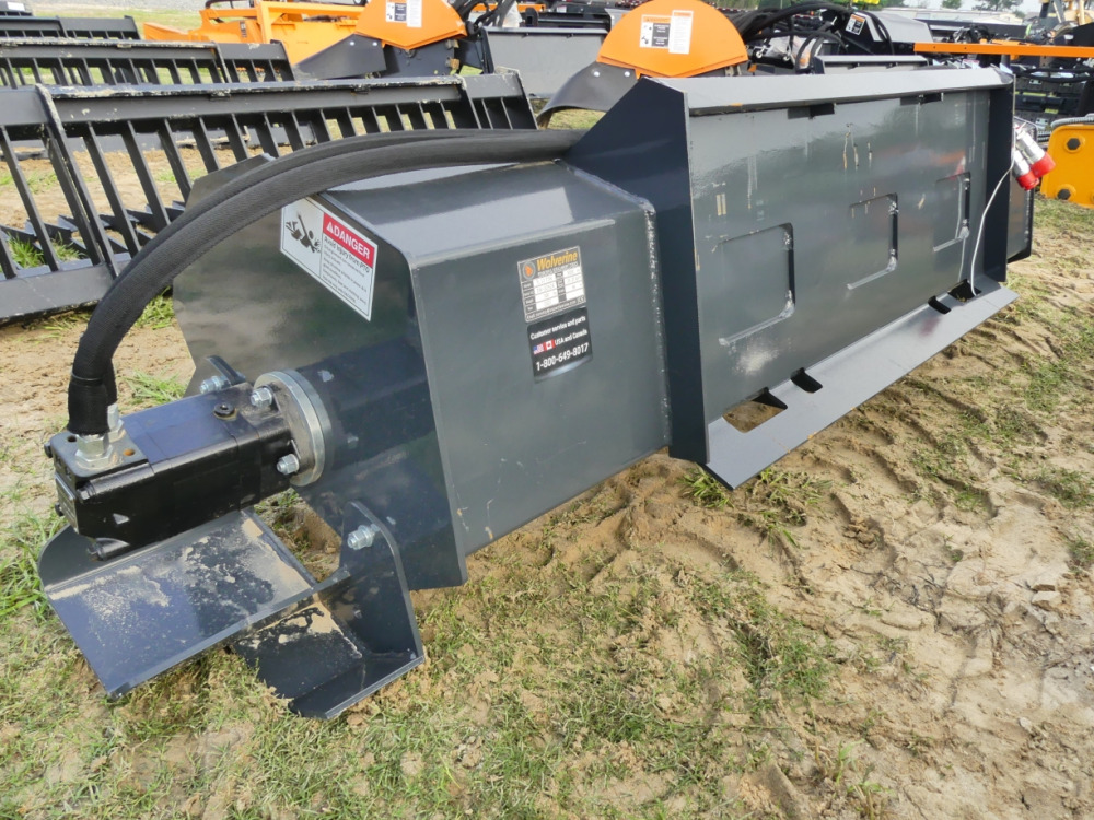 #433 - Wolverine Quick Attach 72" Tiller | DeMott Auction