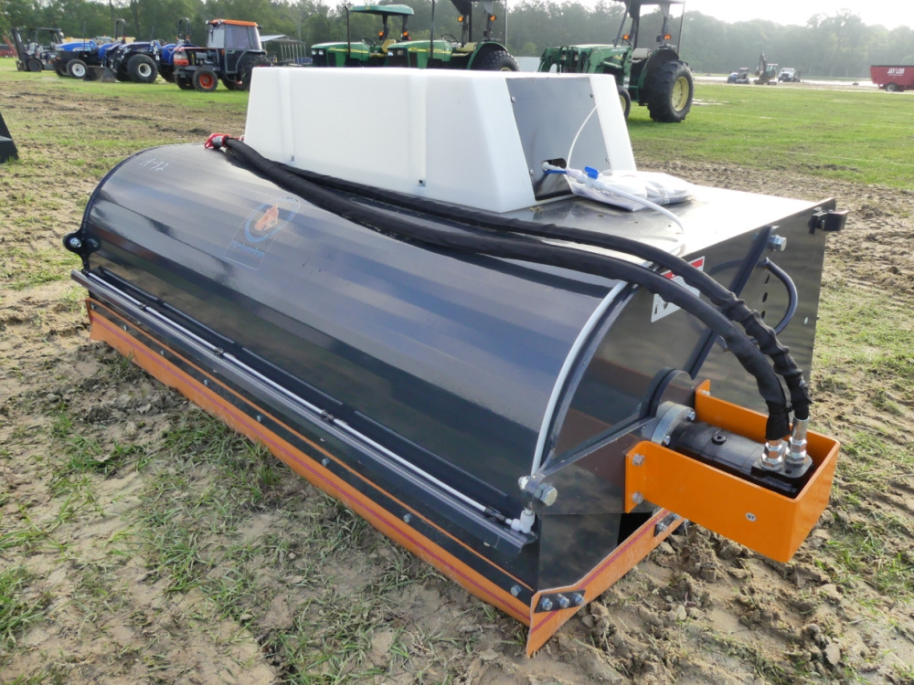 #415 - Wolverine Quick Attach Box Broom Sweeper w/ Tank | DeMott Auction