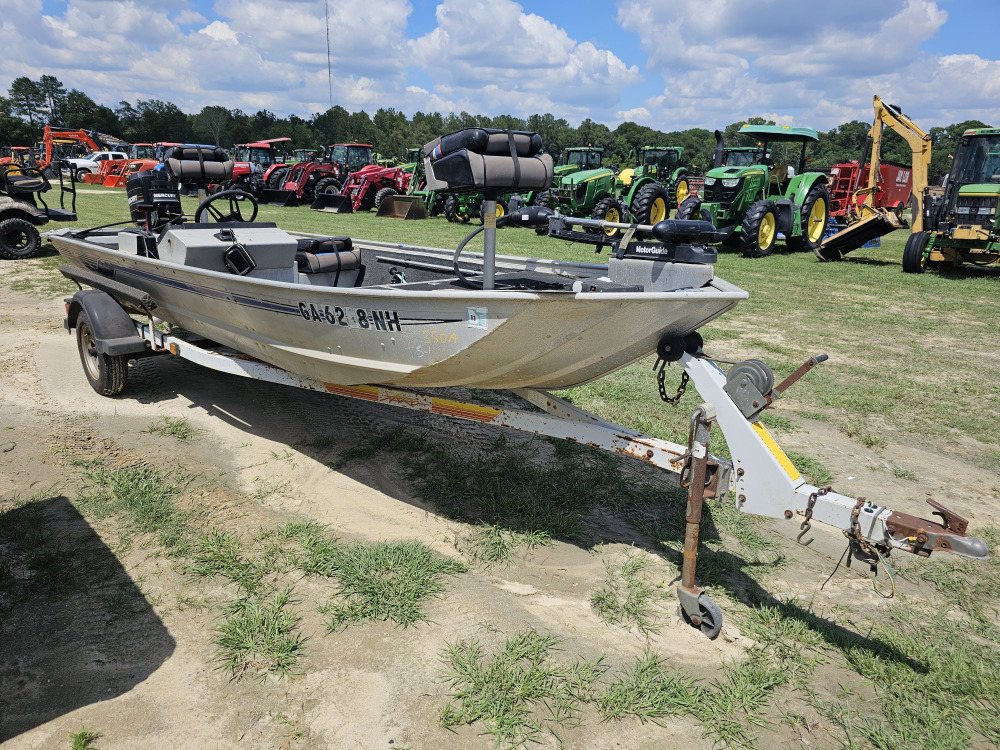 #550A - Astro 16' Boat w/ 50 HP Mercury Motor | DeMott Auction