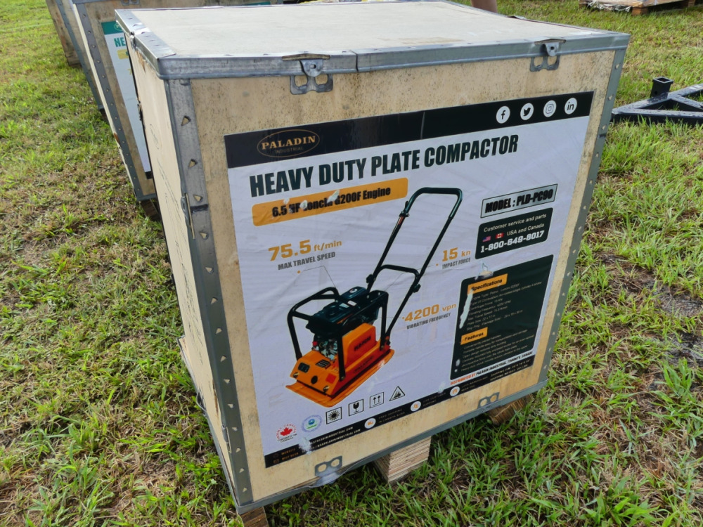 #443 - Paladin PLD-PC90 Heavy Duty Plate Compactor | DeMott Auction