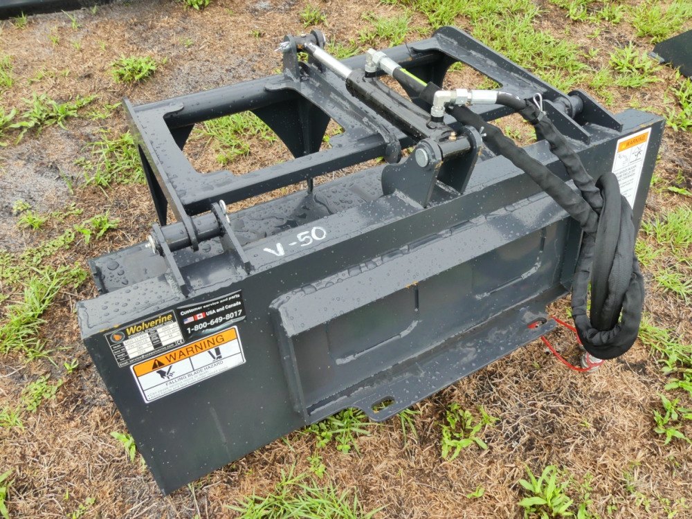 #695 - Wolverine Quick Attach 72" Grapple Bucket | DeMott Auction