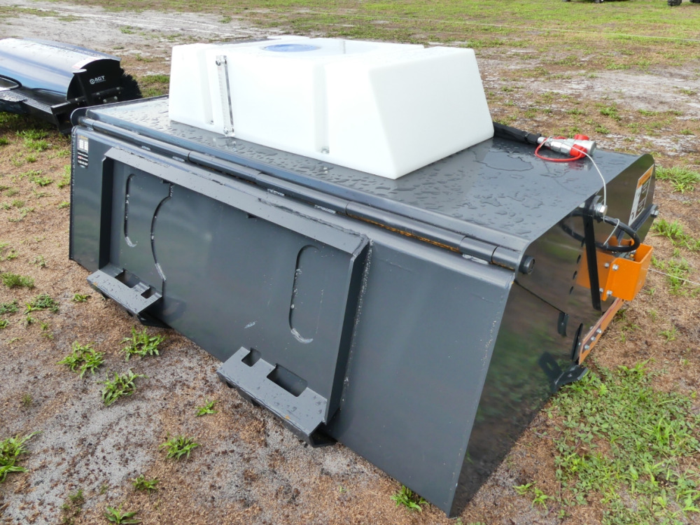 #836 - Wolverine Quick Attach Box Broom Sweeper | DeMott Auction