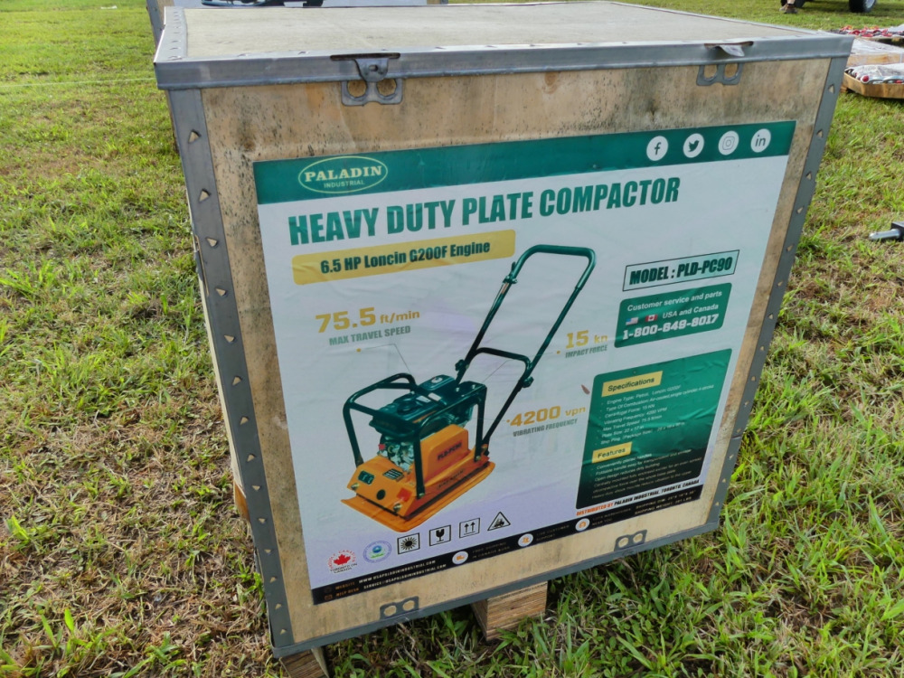 #444 - Paladin PLD-PC90 HD Plate Compactor | DeMott Auction