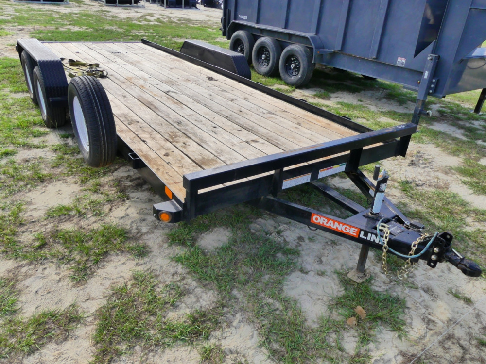 #522 - 2021 Contract Mfg. Orange Line TH70 Trailer | DeMott Auction
