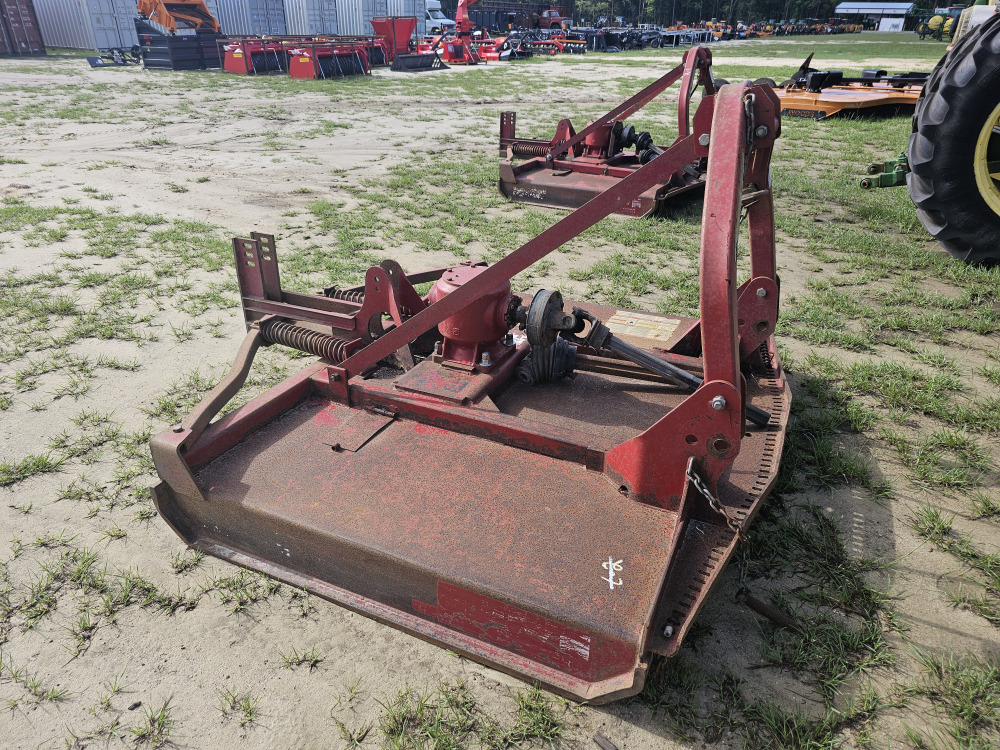 #255A - Brown 3pt 7' Tree Cutter | DeMott Auction