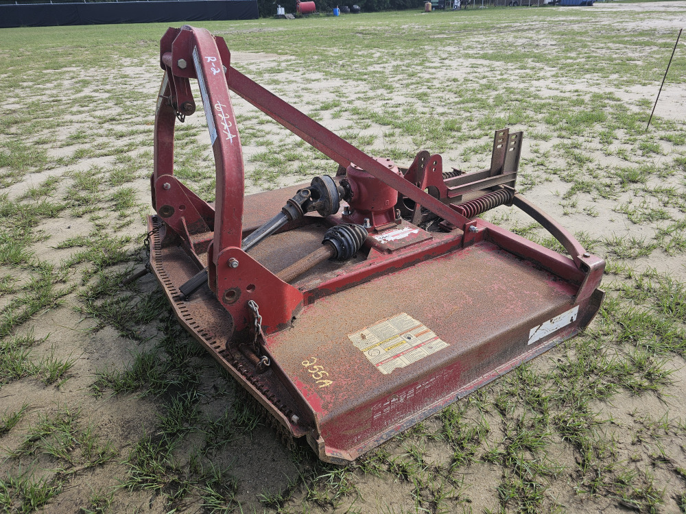 #255A - Brown 3pt 7' Tree Cutter | DeMott Auction