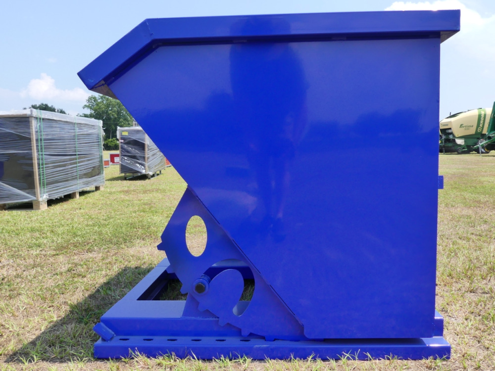 #331 - Forklift 1yd Self Dumping Hopper | DeMott Auction