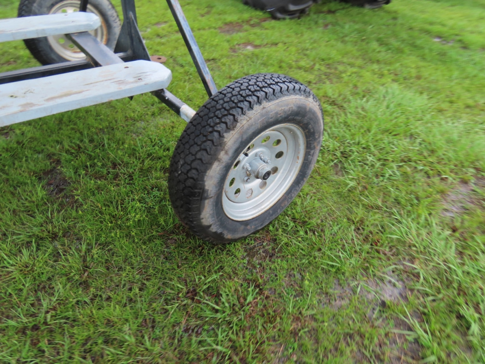 #1211A - Covered Field Transport Cart | DeMott Auction