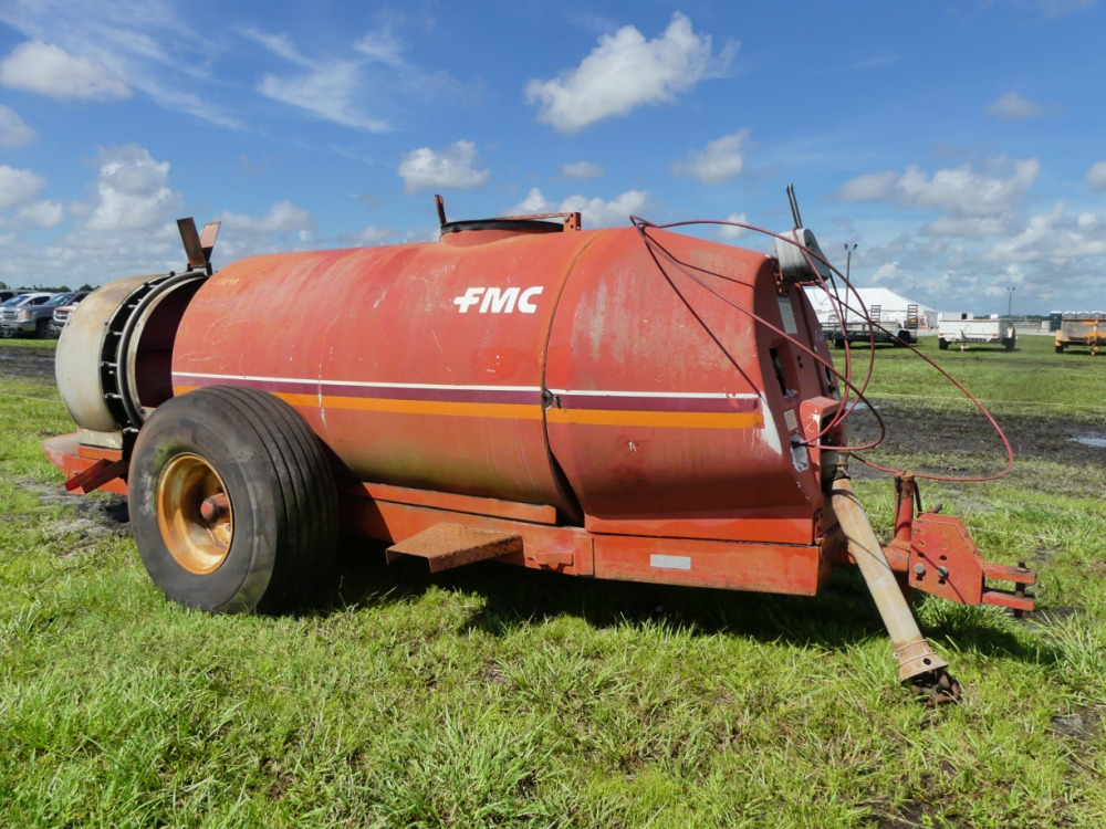 #1304A - FMC 352S 500 Gallon Orchard Sprayer | DeMott Auction