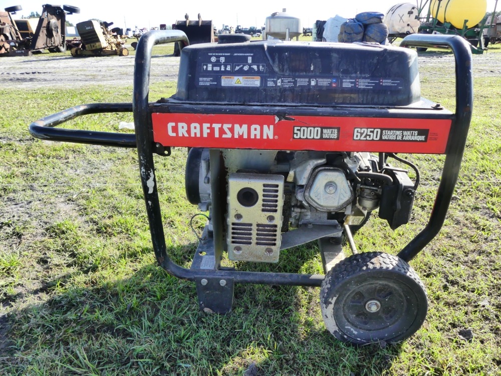#2043 - Craftsman 5000 Watt Generator | DeMott Auction