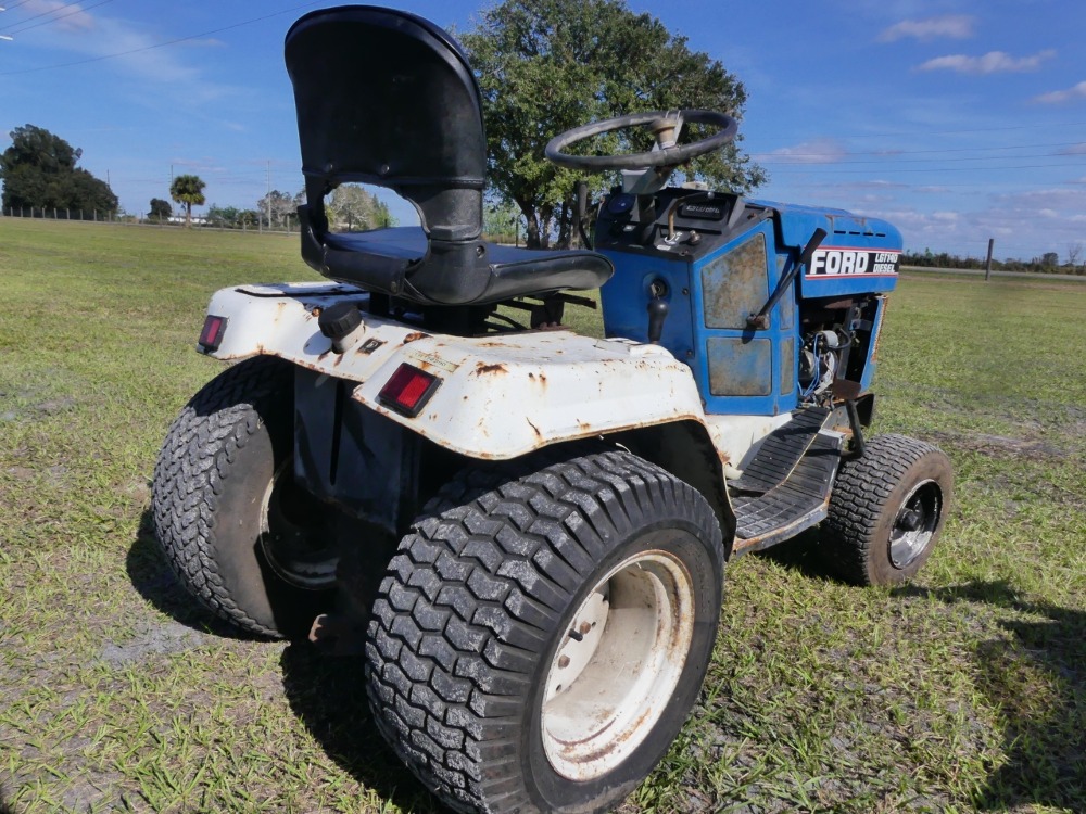 #1017 - Ford LGT14D Lawn Tractor | DeMott Auction