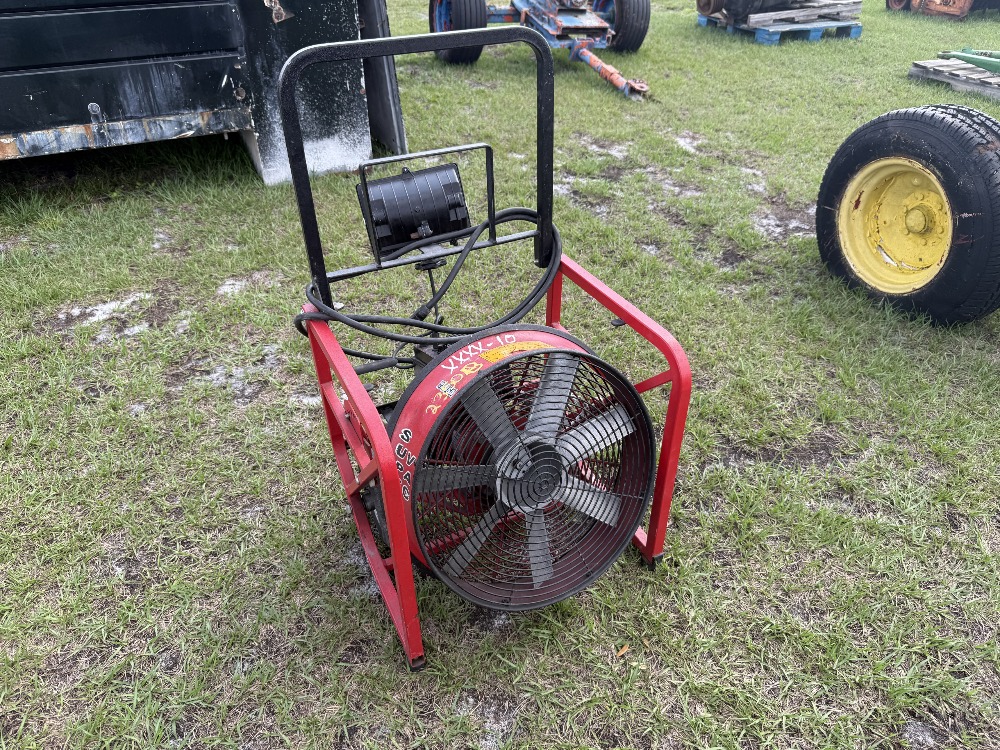 #2350B - Super Vac Industrial Fan | DeMott Auction