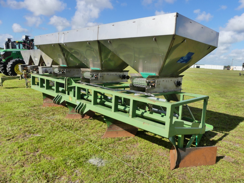 #1210 - Kennco 60" 3 Row Super Bedder w/Stainless Steel Fertilizer ...