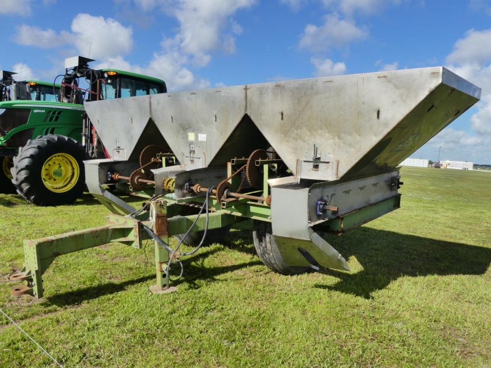 #1211 - Kennco 3 Row Stainless Steel Fertilizer Distributor | DeMott ...