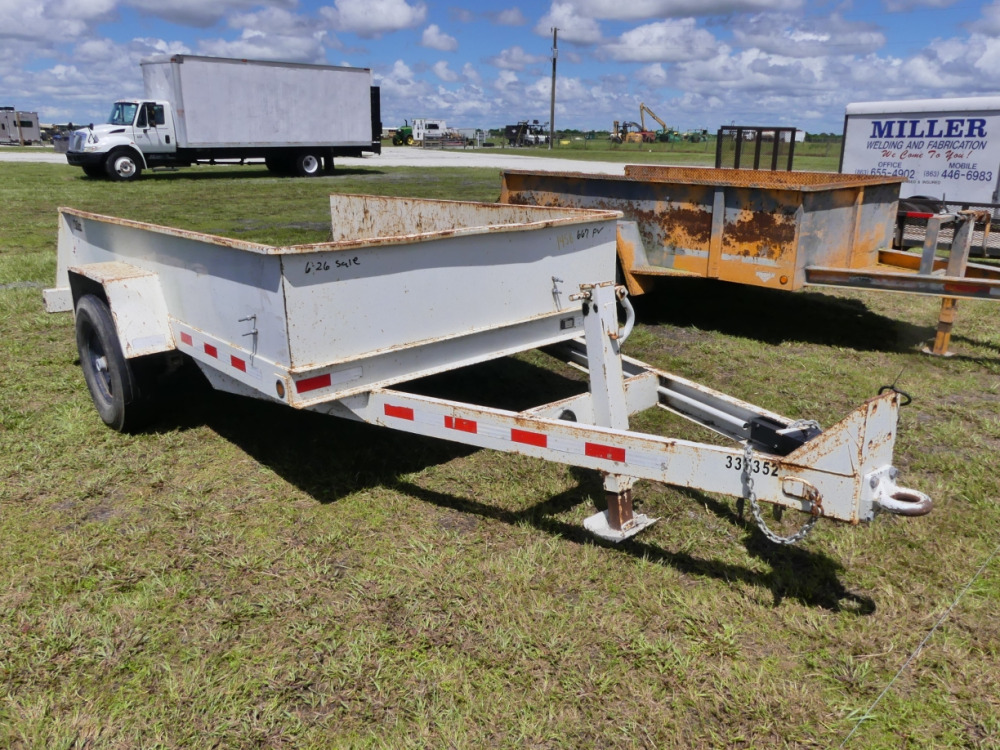 #1458 - 2018 Altec Bumper Pull Single Axle Trailer | DeMott Auction