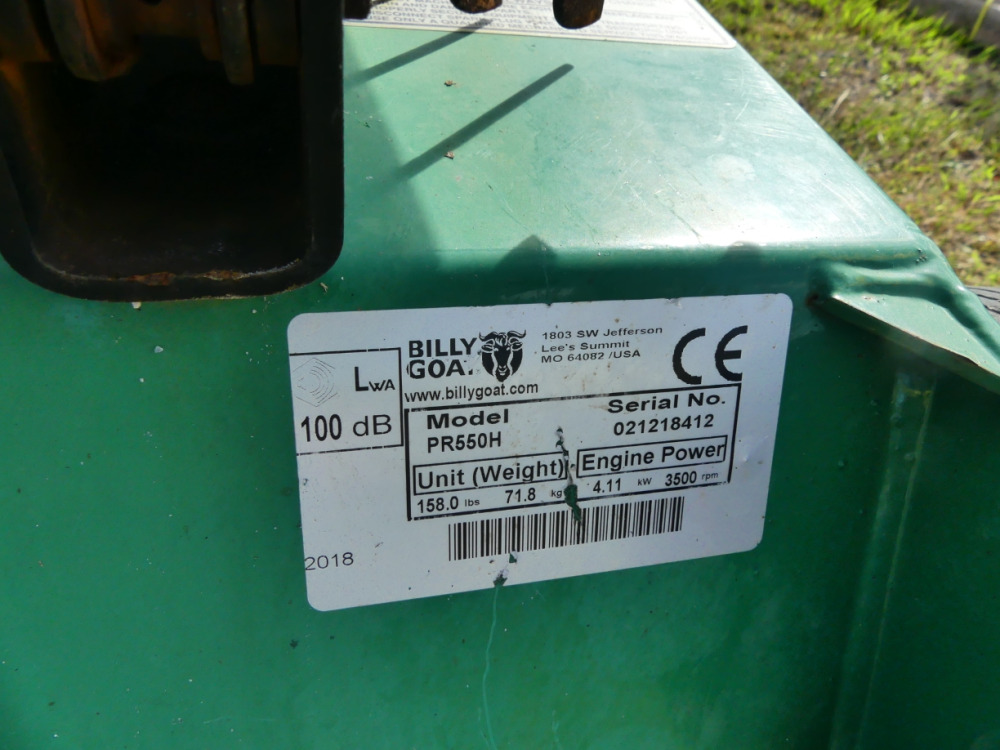 #2092 - Billy Goat PR550H | DeMott Auction