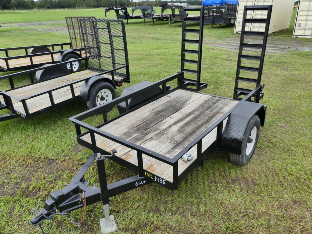 #1352 - 2003 Anderson 5 x 8 Utility Trailer | DeMott Auction