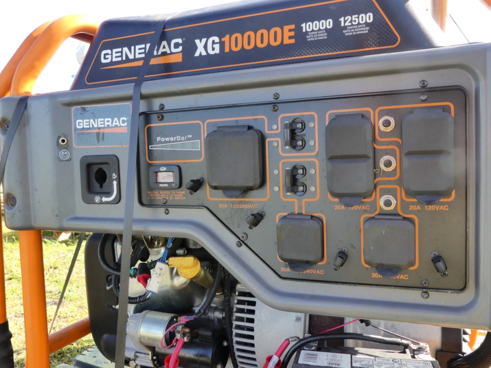 #2122A - Generac XG10000E Generator | DeMott Auction