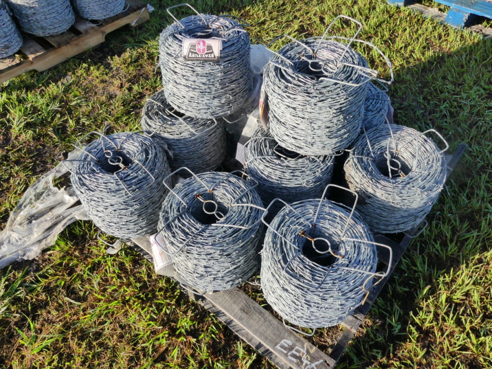 #2257 - 10 Rolls Stay-Tuff Barbed Wire | DeMott Auction
