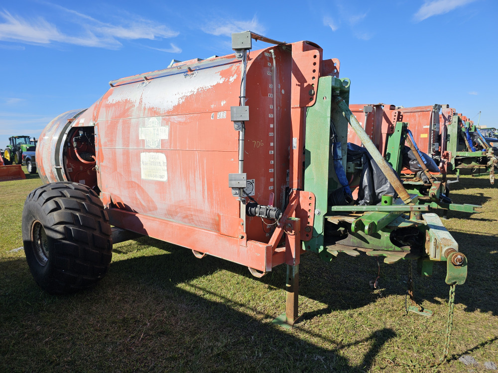 #706 - POWERBLAST 1000 GAL PTO DRIVEN ORCHARD SPRAYER | DeMott Auction