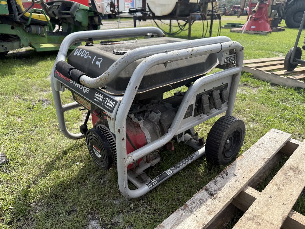 #2390D - Power Stroke 6000/7500 Generator Set | DeMott Auction