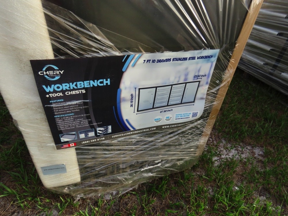 #2159 - Chery 10 Drawer Workbench | DeMott Auction