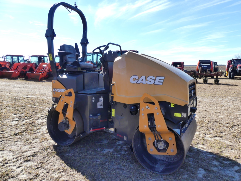 #281 - 2020 CASE DV26D DRUM ROLLER | DeMott Auction