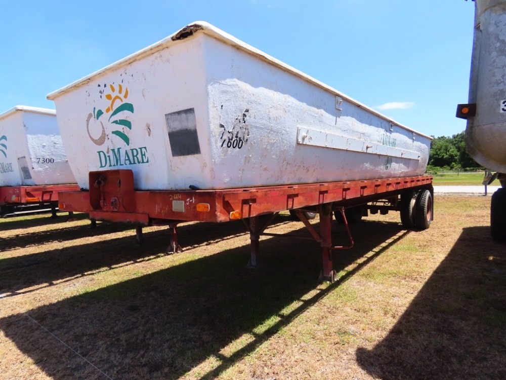 #1142B - 1989 Miller 28' Tomato Trailer | DeMott Auction
