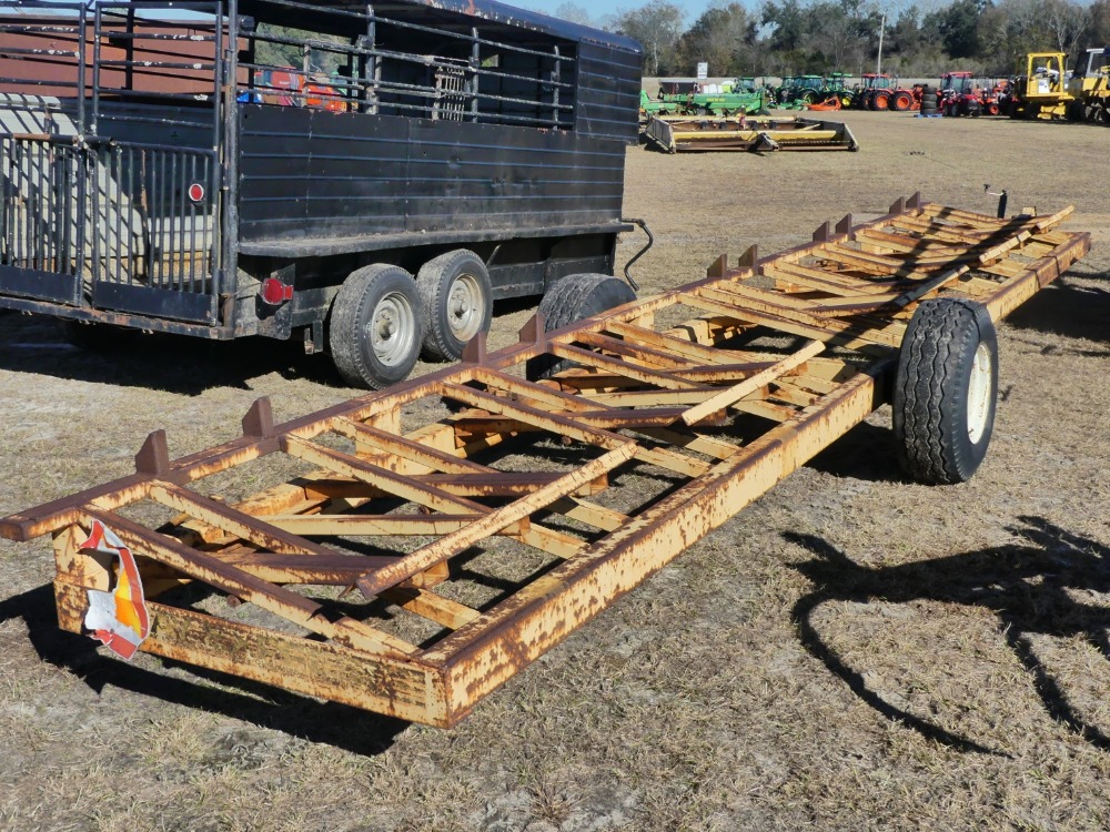#2108 - 5 Bale P.T Hay Wagon | DeMott Auction
