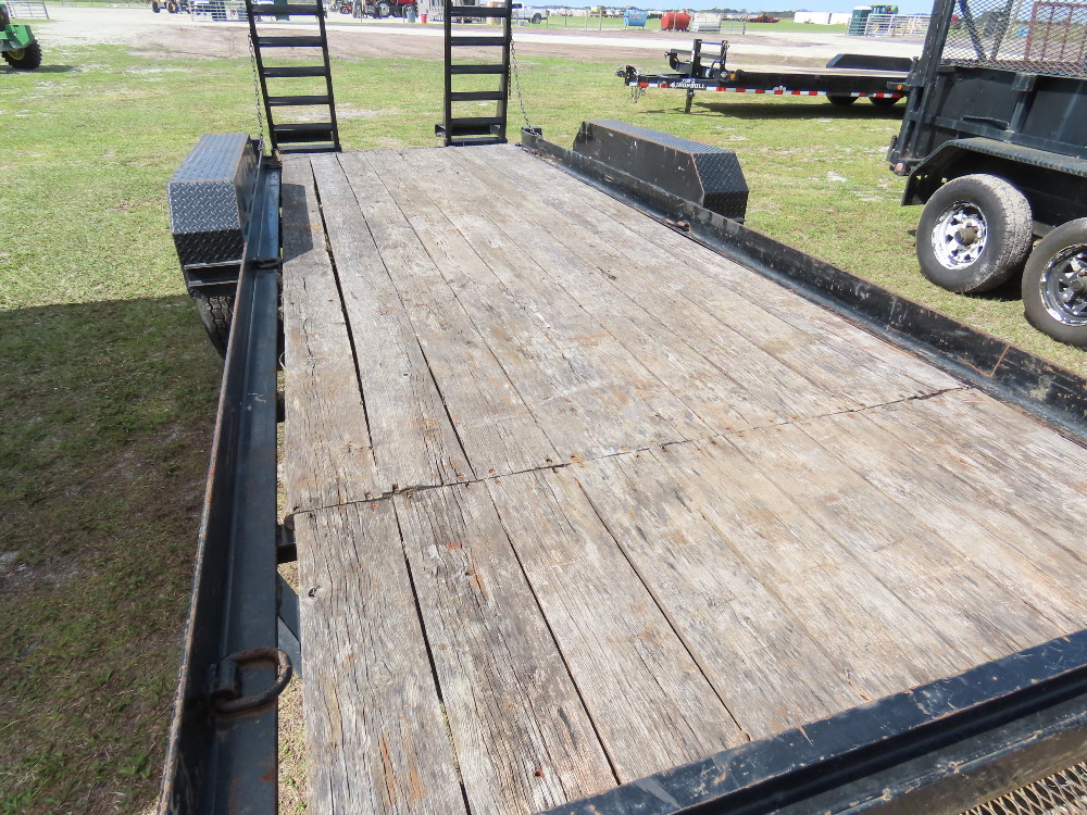 #1688 - 18' Custom Heavy Haul Single Tandem Trailer | DeMott Auction